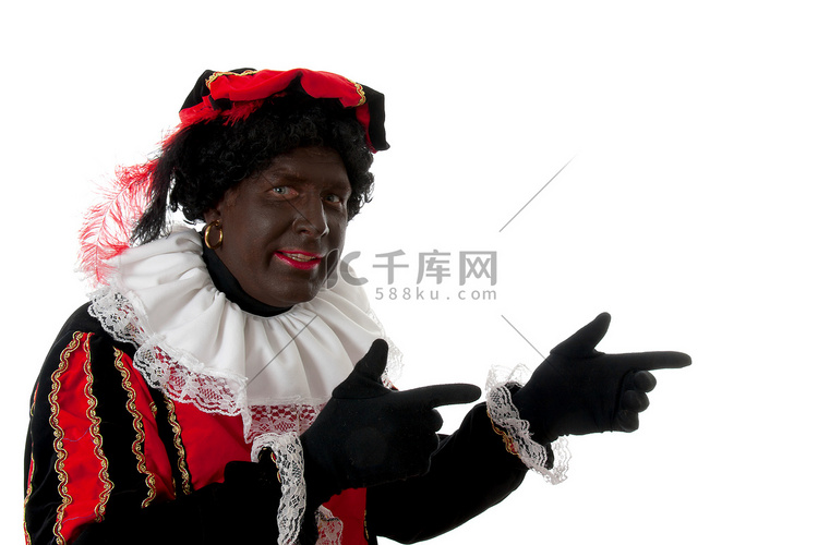 Zwarte piet（黑皮特）典型的荷兰性格高清摄影大图-千库网