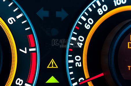 车速表特写高清摄影大图-千库网