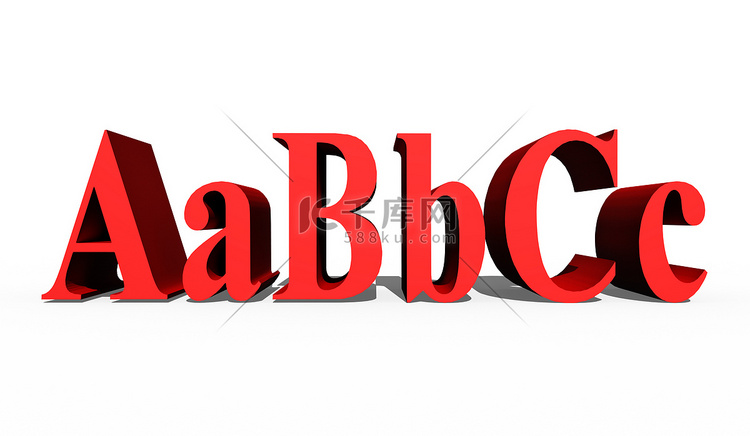 ABC 字母高清摄影大图-千库网