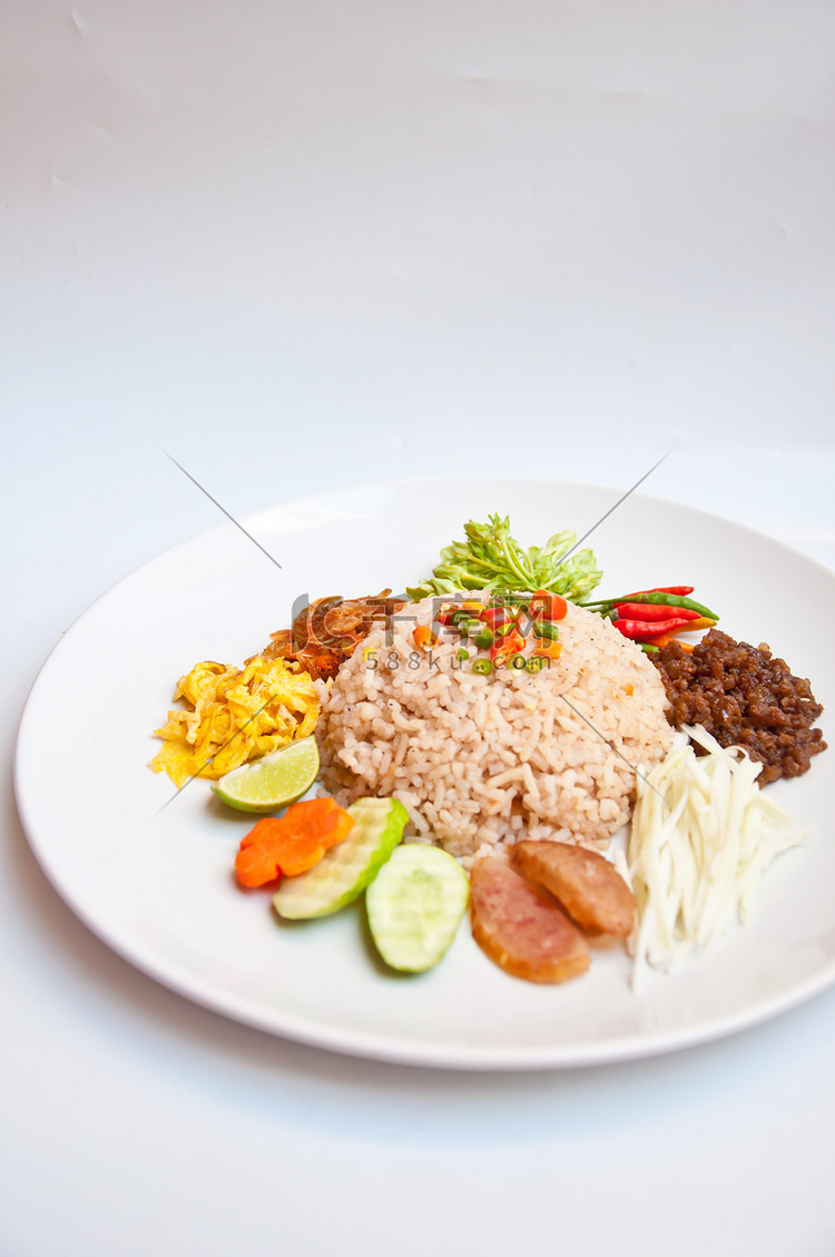 美味的泰国美食呼叫 KHAO KLOOK KAPI高清摄影大图-千库网