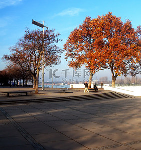 莱茵河岸长廊美因茨高清摄影大图-千库网