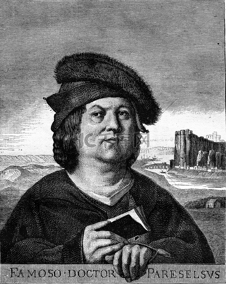 Paracelsus，Drawing Bocourt，取自 Naney Museu 的一幅画高清摄影大图-千库网