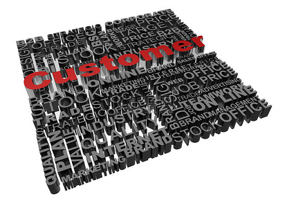 与 word Customer 相关的商务词汇高清摄影大图-千库网