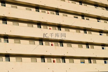 公寓楼立面高清摄影大图-千库网