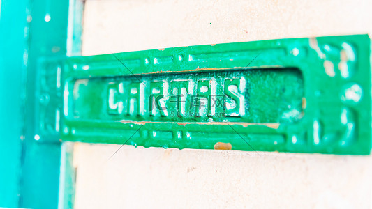 门上的旧信箱，传统的送信方式，旧邮箱高清摄影大图-千库网