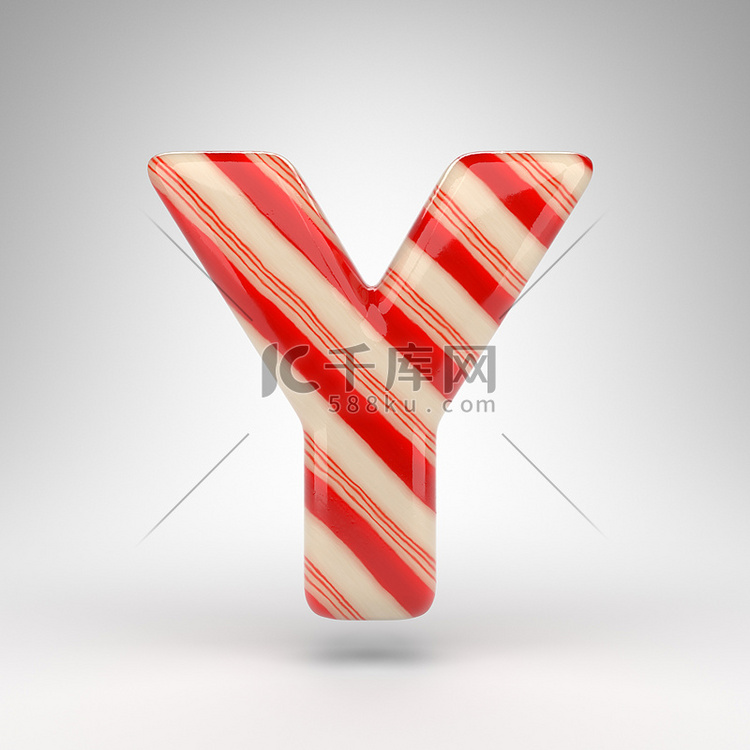 白色背景上的字母 Y 大写。高清摄影大图-千库网