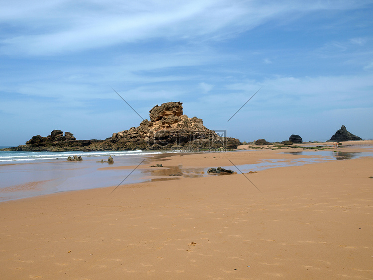 “Praia do Castelejo，靠近 Vila Do Bispo，阿尔加维，葡萄牙”高清摄影大图-千库网