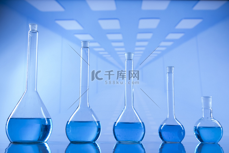 各种实验室玻璃器皿设备高清摄影大图-千库网