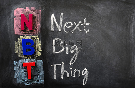 NBT 的首字母缩略词，代表 Next Big Thing高清摄影大图-千库网