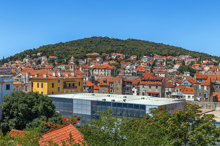 斯普利特，克罗地亚的视图高清摄影大图-千库网