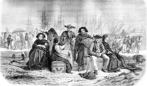 绘画沙龙 1861，移民，Th。高清摄影大图-千库网