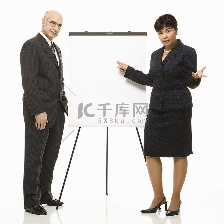 做演示文稿的商人。高清摄影大图-千库网