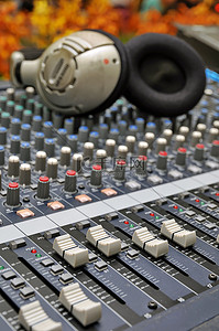 混音器高清摄影大图-千库网