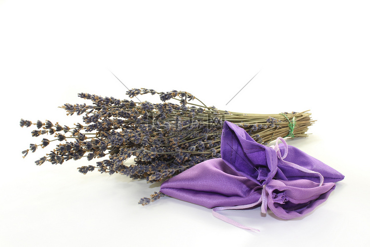 薰衣草袋高清摄影大图-千库网