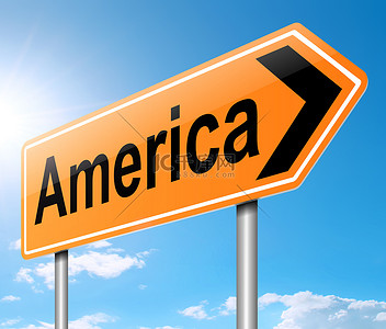 美国标志。高清摄影大图-千库网