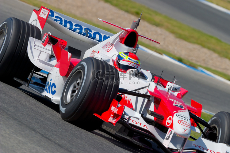 丰田 F1 车队，里卡多·崇塔 (Ricardo Zonta)，2006 年高清摄影大图-千库网