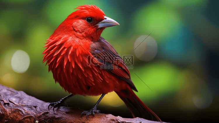红鸟特写照片高清摄影大图-千库网