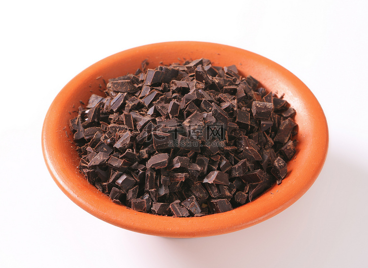 切碎的巧克力高清摄影大图-千库网