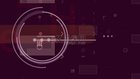 抽象的紫色和白色 Techno 背景高清摄影大图-千库网