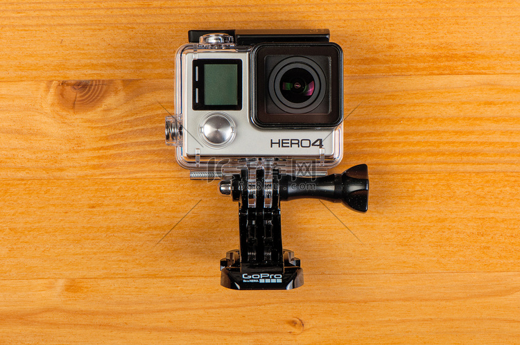 GoPro HERo 4 黑色高清摄影大图-千库网