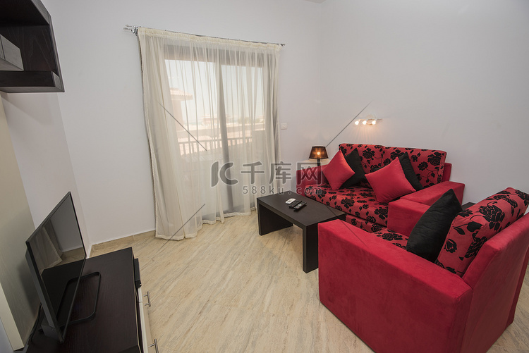 公寓客厅展示家的室内设计高清摄影大图-千库网