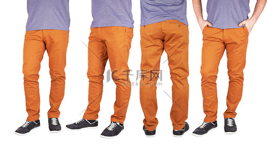 穿裤子的男人高清摄影大图-千库网