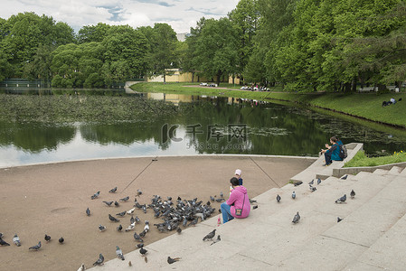 城市公园高清摄影大图-千库网