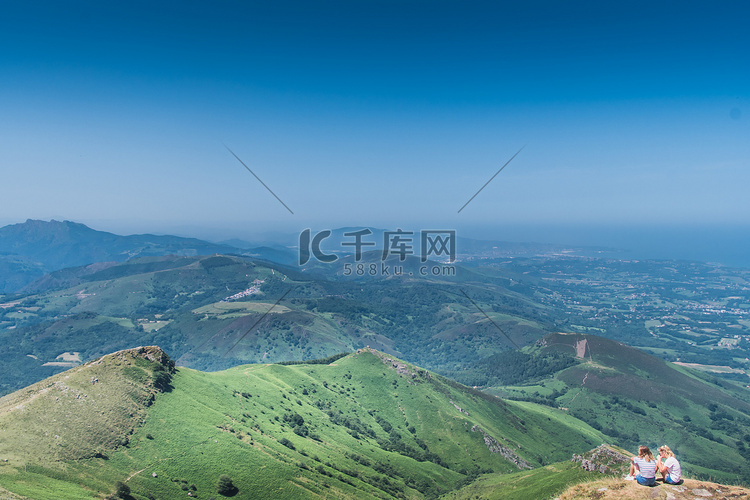 比利牛斯-大西洋的 Rhune 山高清摄影大图-千库网