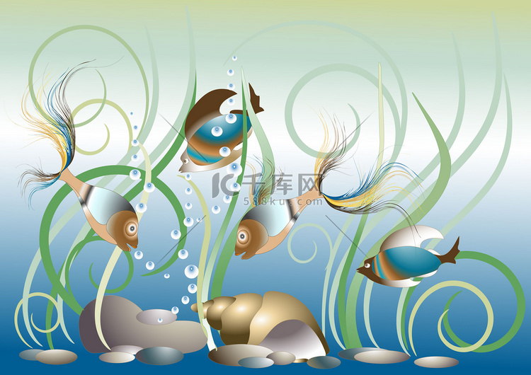 水族馆异国情调的鱼。高清摄影大图-千库网