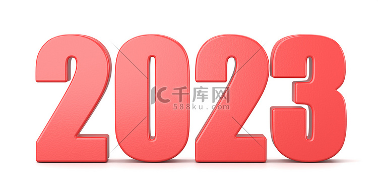 2023 年数字文本白色高清摄影大图-千库网