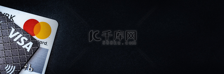 信用卡 Visa 和 Mastercard高清摄影大图-千库网
