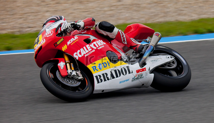 Kev Coghlan 在 CEV 中驾驶 MOTO2高清摄影大图-千库网