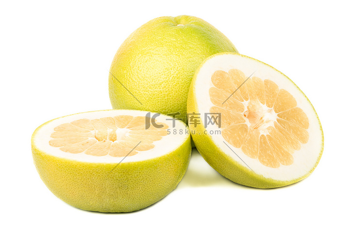 水果 oroblanco 一半高清摄影大图-千库网