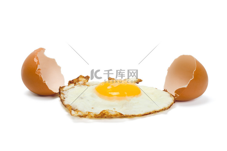 鸡蛋破了高清摄影大图-千库网