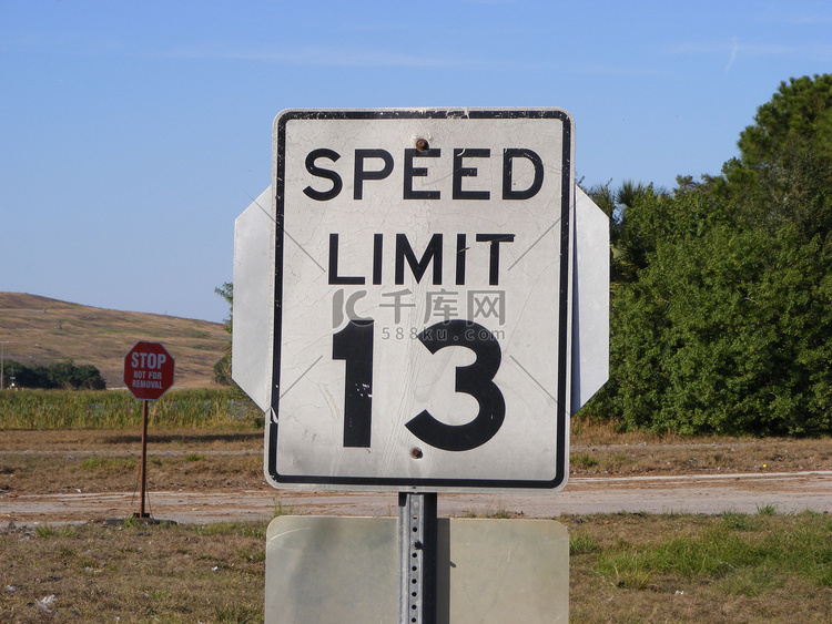 速度限制 13高清摄影大图-千库网