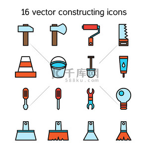 建造icon摄影图片-建造icon摄影作品-千库网