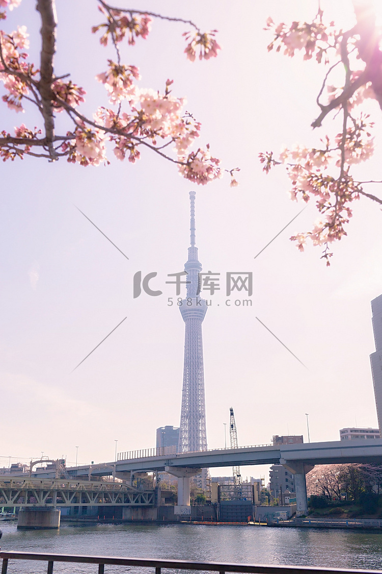 东京晴空塔高清摄影大图-千库网