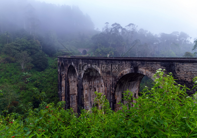 德摩达拉九拱桥 埃拉 斯里兰卡高清摄影大图-千库网