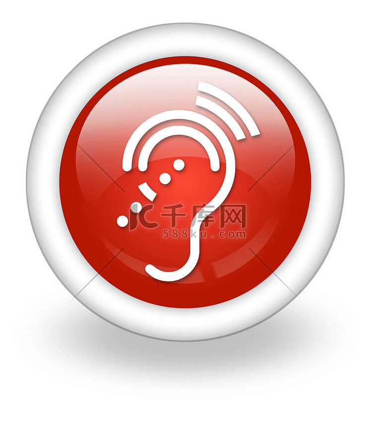 图标、按钮、象形图听力障碍高清摄影大图-千库网