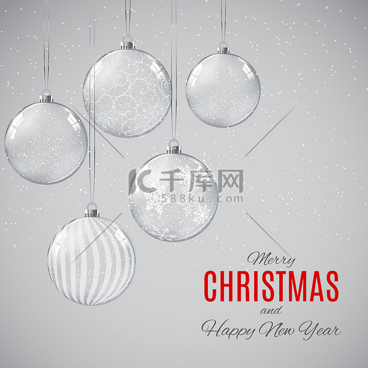 圣诞快乐，新年快乐海报。高清摄影大图-千库网