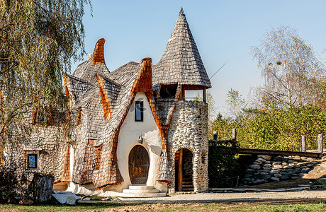 迷人的粘土城堡高清摄影大图-千库网