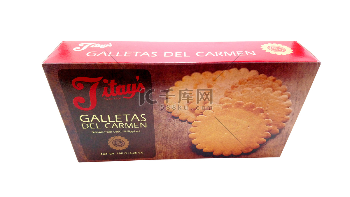 菲律宾马尼拉的 Titays 饼干 del Carmen 饼干高清摄影大图-千库网
