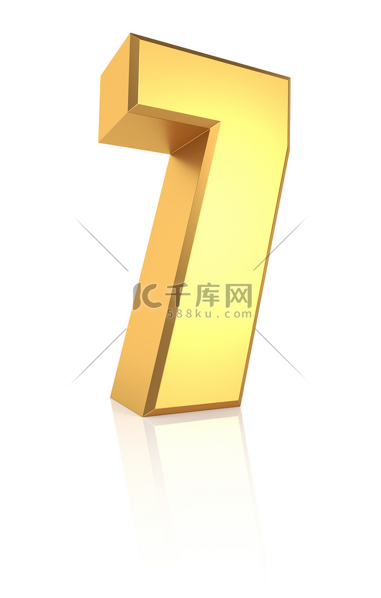 3d 数字 7高清摄影大图-千库网