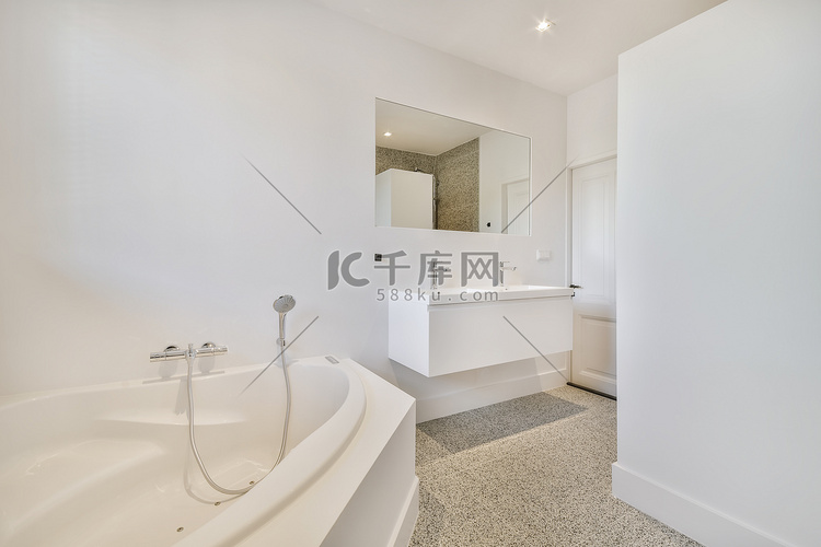 优雅的浴室设计高清摄影大图-千库网
