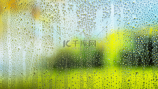 背景雨滴关闭。高清摄影大图-千库网