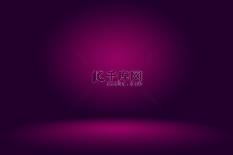 工作室背景概念-产品的深色渐变紫色工作室房间背景。高清摄影大图-千库网