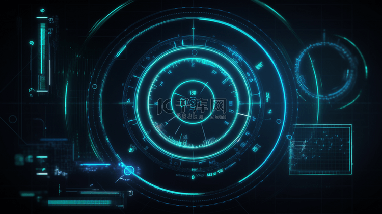 科技感交互UI界面背景图片免费下载_海报banner/高清大图_千库网(图片编号6447750)