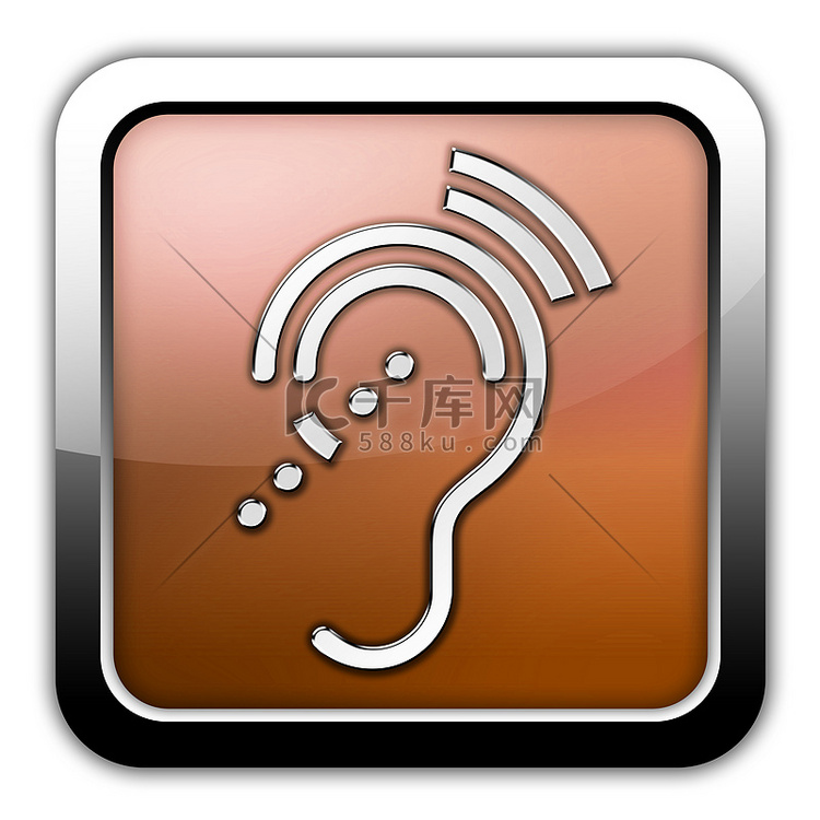 图标、按钮、象形图听力障碍高清摄影大图-千库网