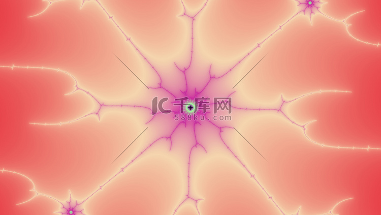Mandelbrot 分形光图案高清摄影大图-千库网