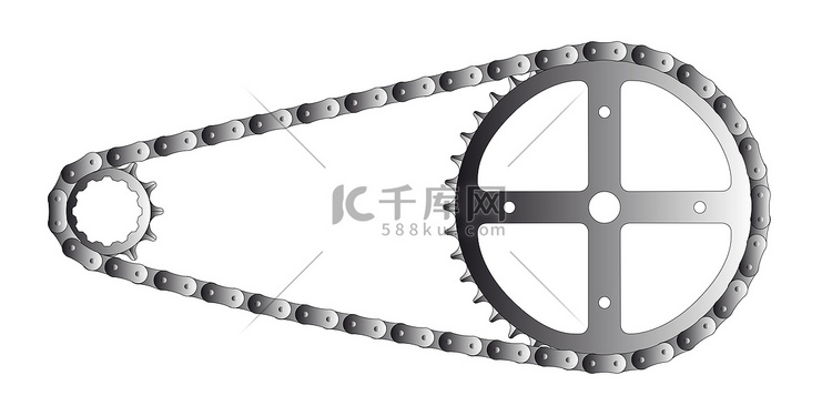 自行车细节高清摄影大图-千库网